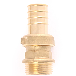 Messing slangkoppeling met vleugelmoer 1" x 32 mm | uitstekende ...