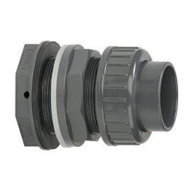 VDL pvc tankdoorvoer met koppeling